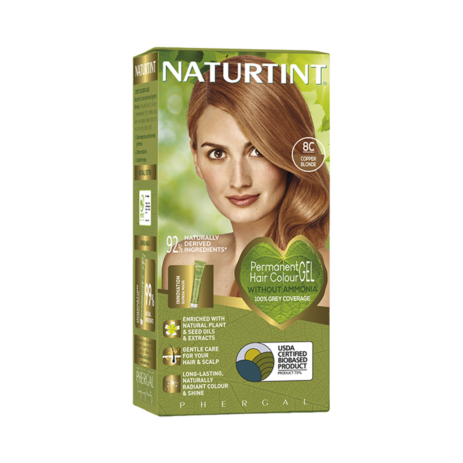 Naturtint Permanent Hair Colour 8C Copper Blonde | Holland & Barrett