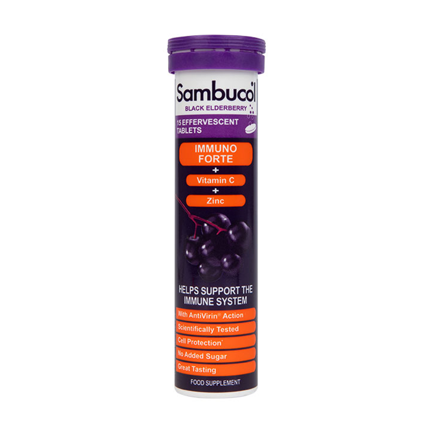 Sambucol Immuno Forte Effervescent Tablets | Holland & Barrett