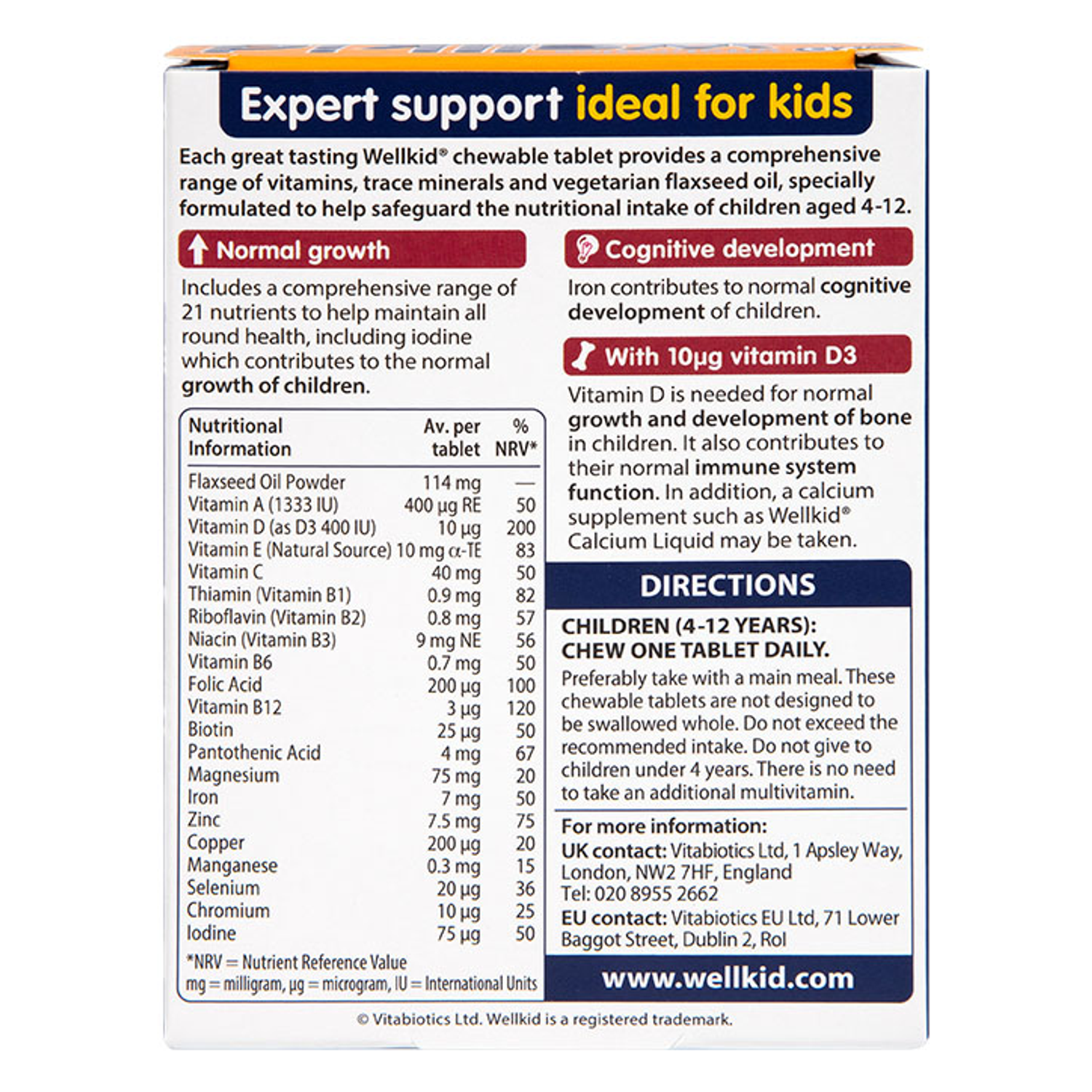 Vitabiotics Wellkid Multi-Vitamin | Holland & Barrett