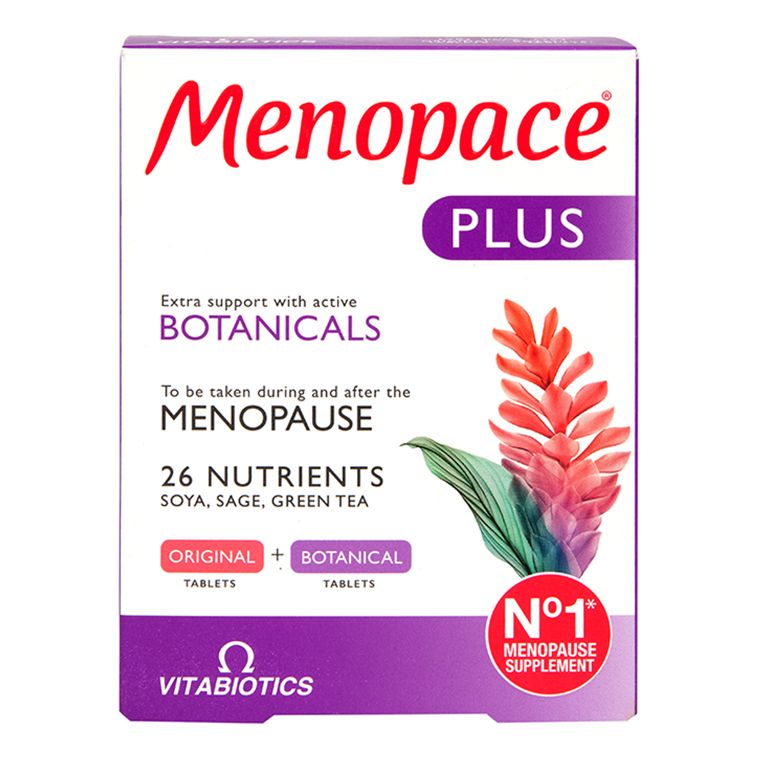 Vitabiotics Menopace Plus Tablets | Holland & Barrett