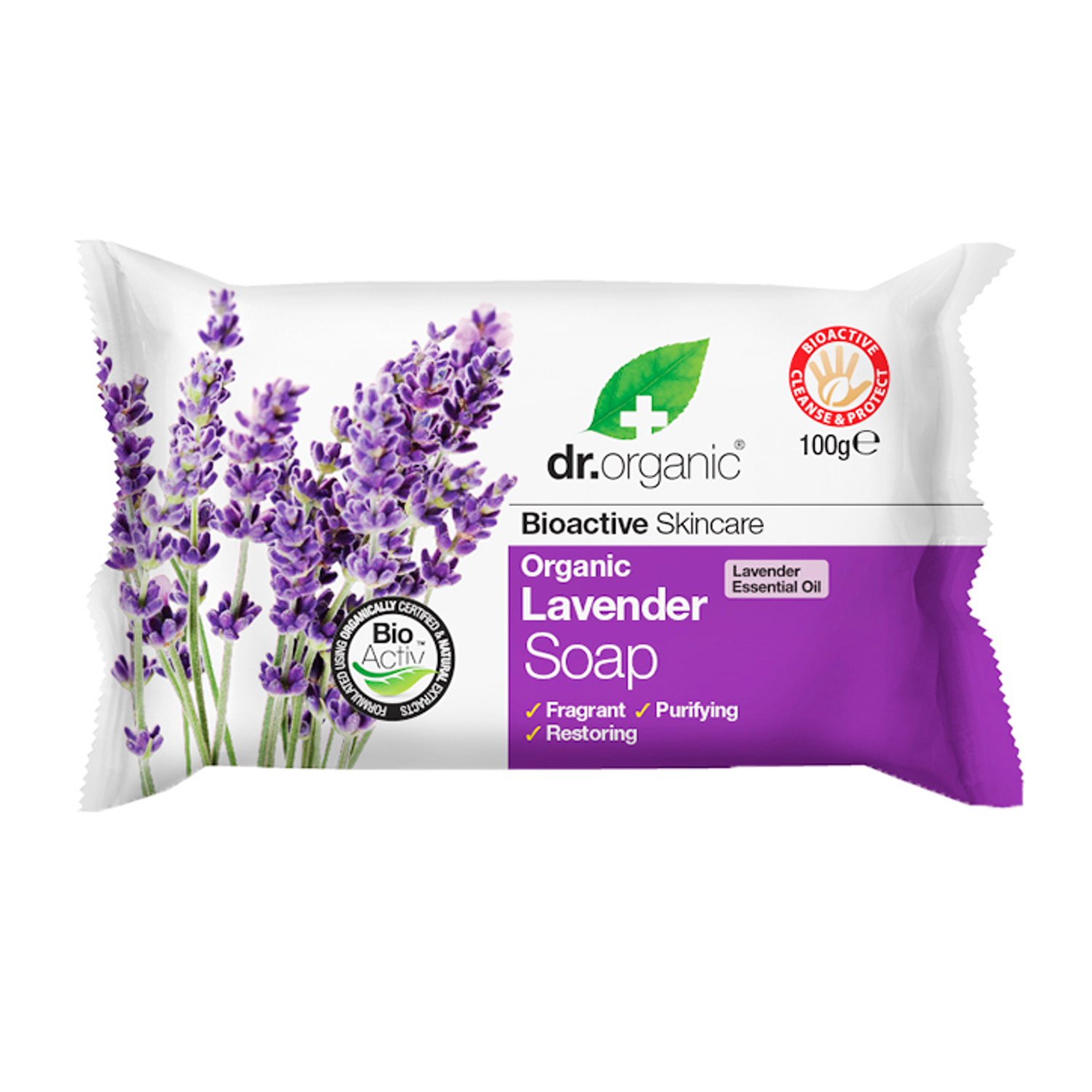 Dr Organic Lavender Soap | Holland & Barrett