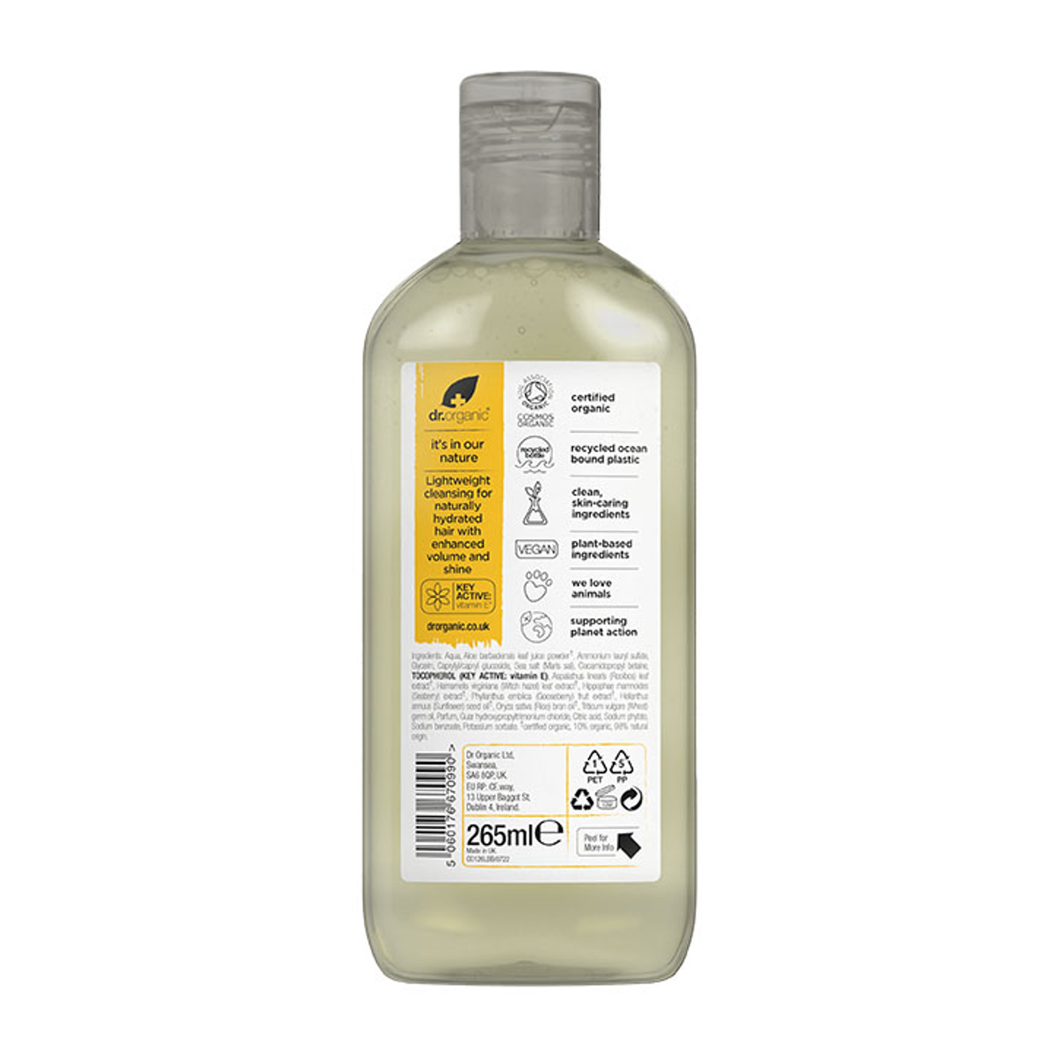 Dr Organic Vitamin E Shampoo | Holland & Barrett