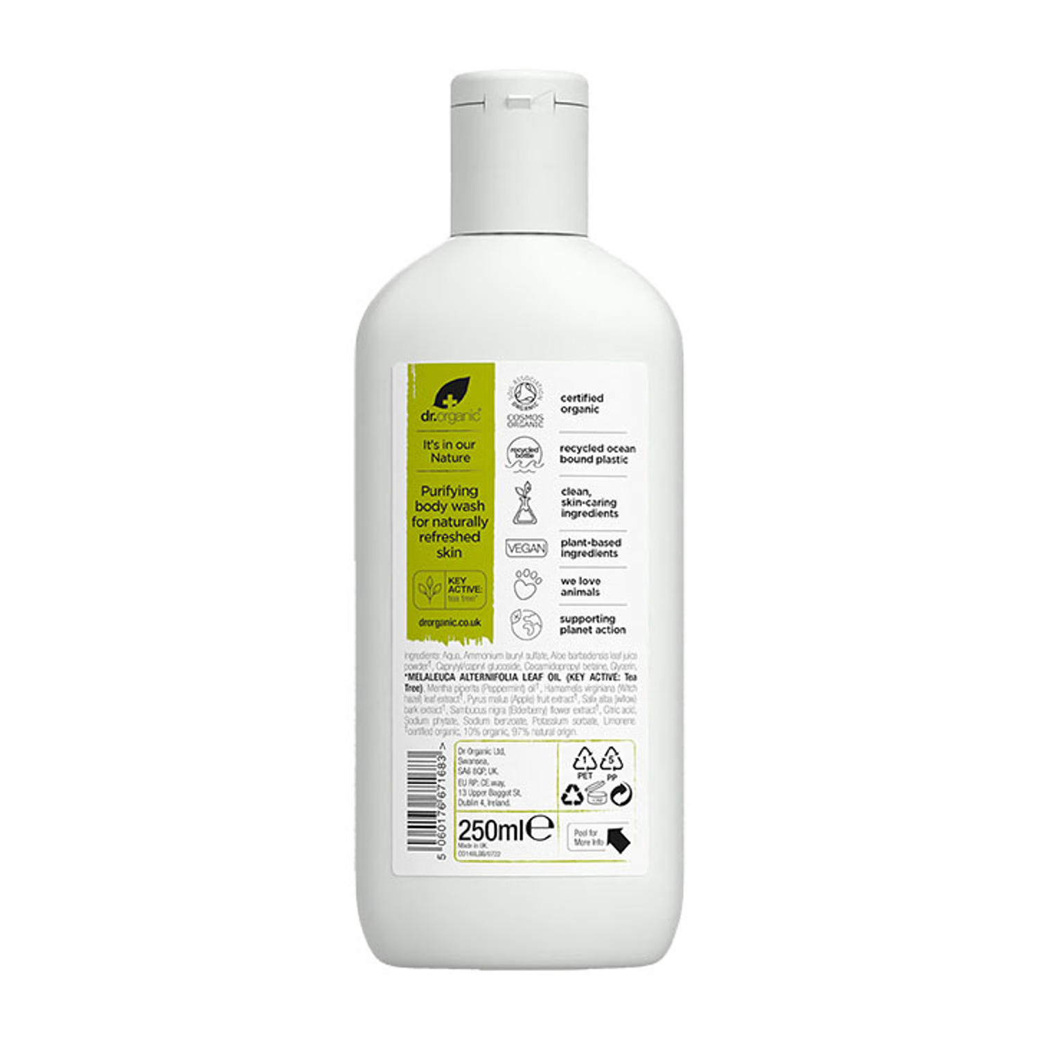 Dr Organic Tea Tree Body Wash | Holland & Barrett