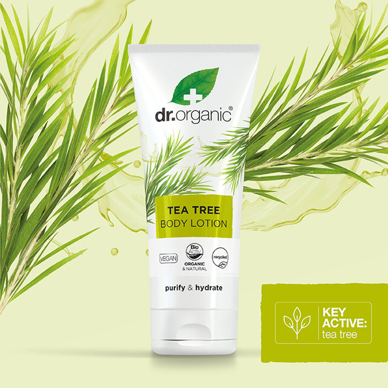 Dr Organic Tea Tree Skin Lotion | Holland & Barrett