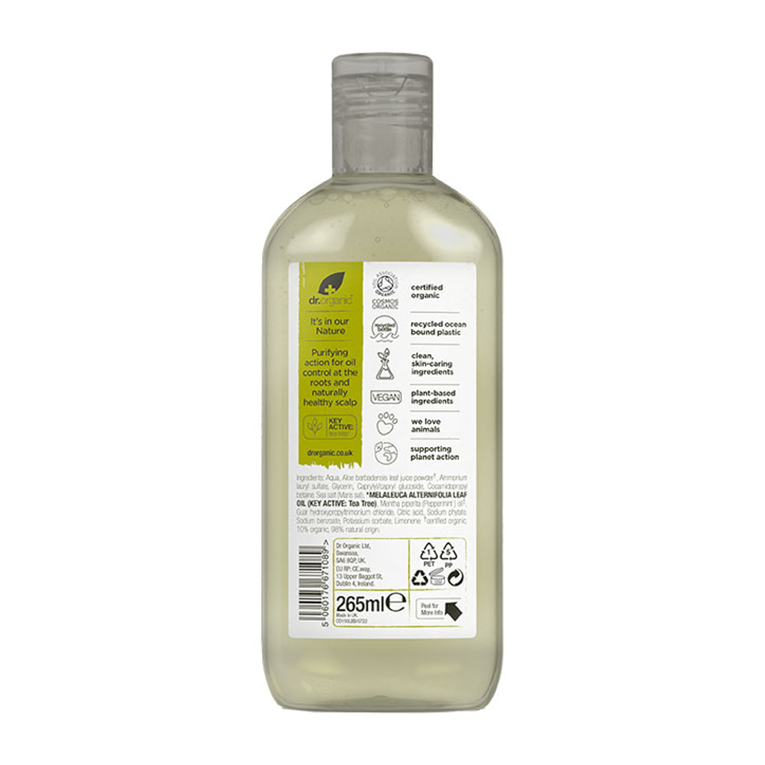 Dr Organic Tea Tree Shampoo | Holland & Barrett