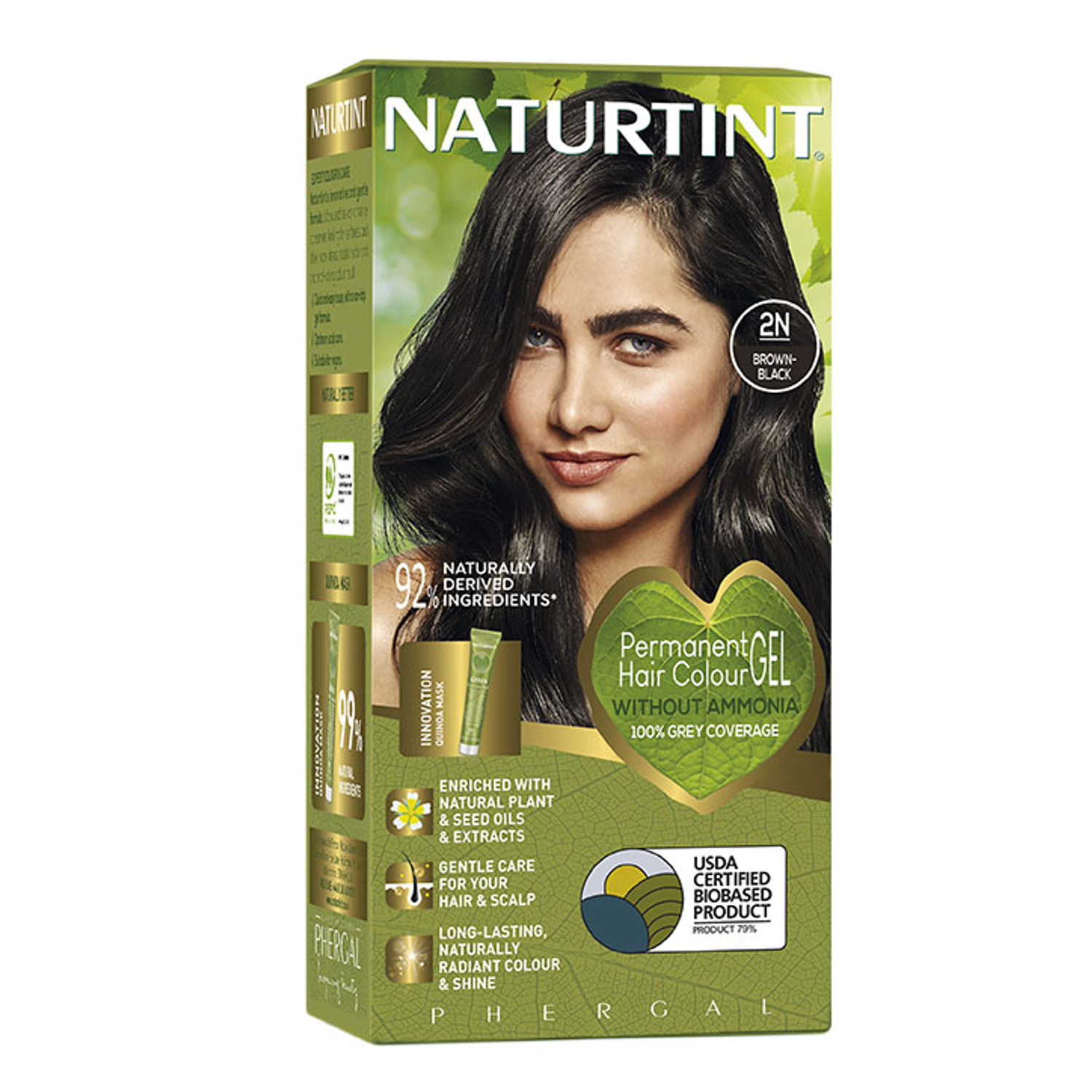 Naturtint Permanent Hair Colour 2N Brown Black | Holland & Barrett