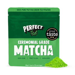 Perfect Ted Organic Matcha Green Tea Powder Sticks x7 | H&B