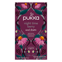 Pukka Night Time Berry Organic Herbal Tea 20 sachets| Holland & Barrett