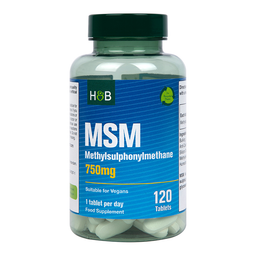 MSM Caplets 750mg | Vegan | Holland & Barrett