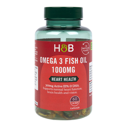 H&B Omega 3 Fish Oil Capsules 1000mg | Holland & Barrett