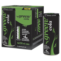 Green Cola Drink - 4x 330ml| Holland & Barrett