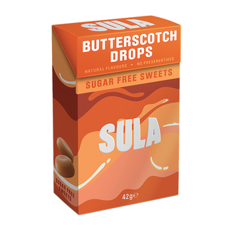 Sula Butterscotch Sugar Free Sweets 42g | Holland & Barrett