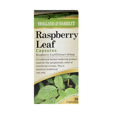 Holland & Barrett Raspberry Leaf 30 Capsules | Holland & Barrett