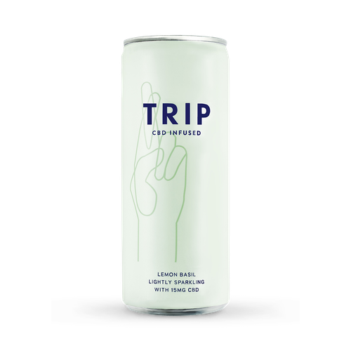TRIP Elderflower Mint sparkling drink infused with CBD and fruit juices 250ml| Holland & Barrett