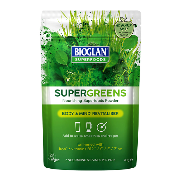 Bioglan Supergreens 70g | Holland & Barrett