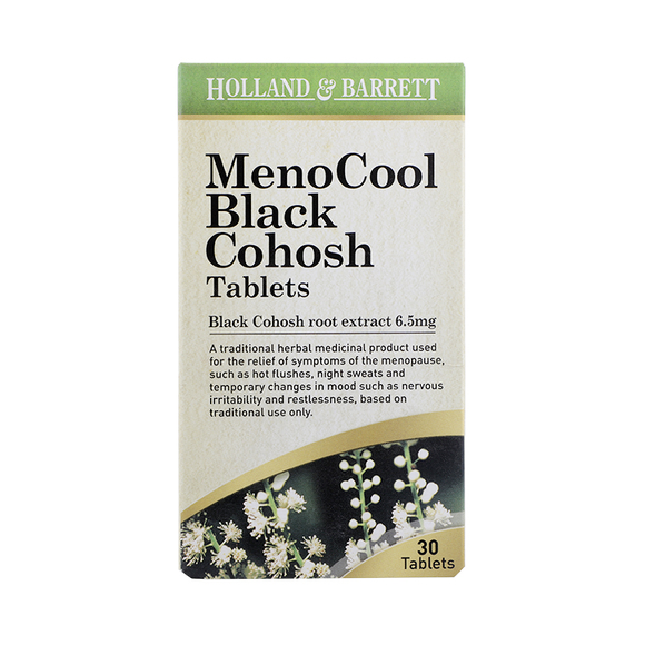 H&B MenoCool Black Cohosh Tablets | Holland & Barrett