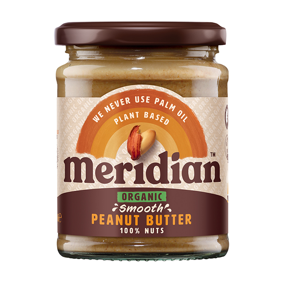 Meridian Organic Peanut Butter Smooth 280g | Holland & Barrett