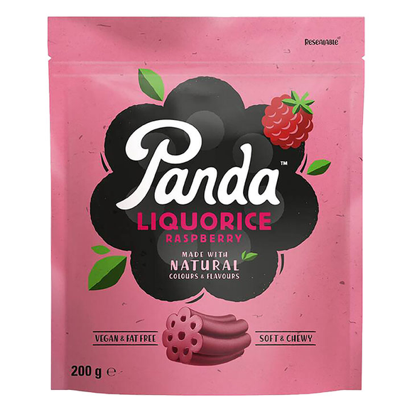 Panda Raspberry Liquorice 200g | Holland & Barrett