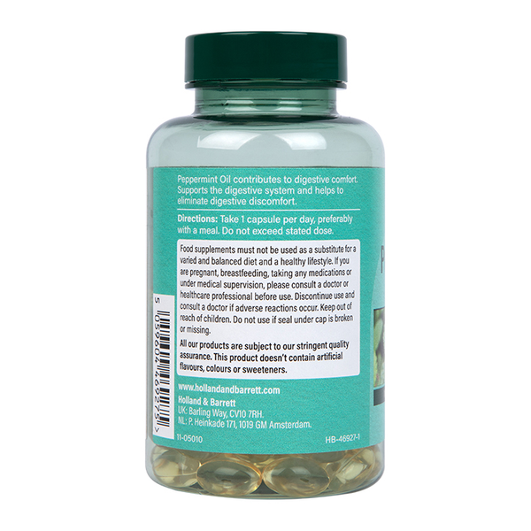 Peppermint Oil Capsules & Vitamins | Holland & Barrett