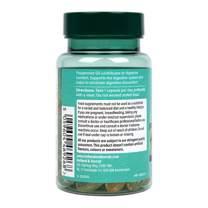 Peppermint Oil Capsules & Vitamins | Holland & Barrett