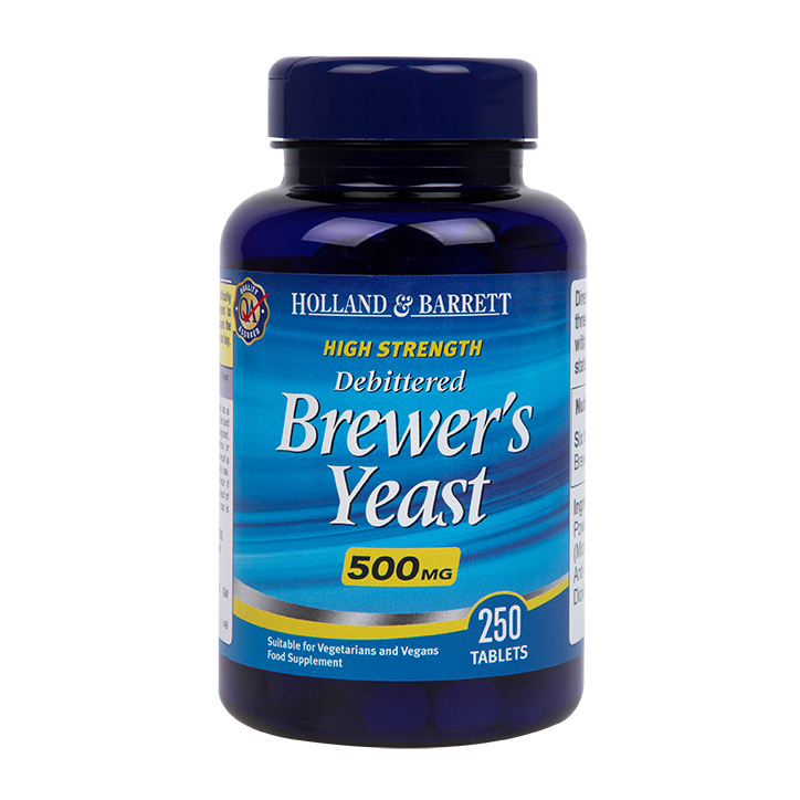 Holland & Barrett Natural Brewers Yeast Tablets 500mg | Holland ...