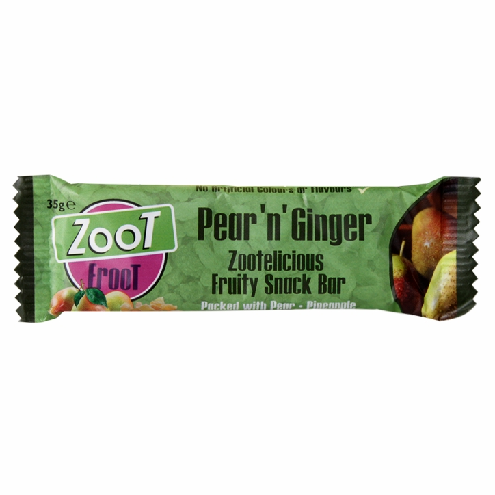 Zoot Foods Energy Bars Pear n Ginger 35g