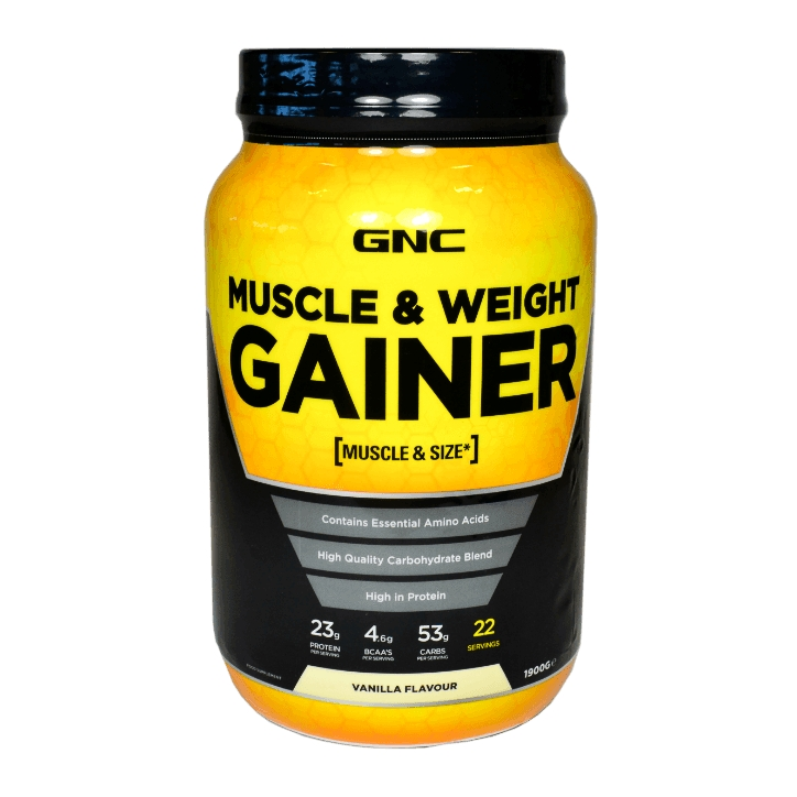 GNC Muscle & Weight Gainer Vanilla 1900g Powder