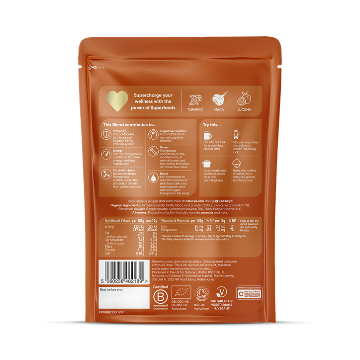 Naturya Turmeric Blend 250g | Holland & Barrett