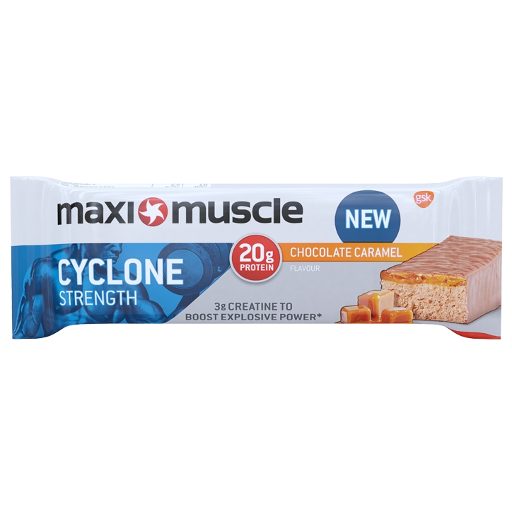 MaxiMuscle Cyclone Bar Chocolate Caramel 60g