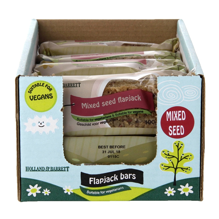 Holland & Barrett Mixed Seed Flapjack 15 x 100g