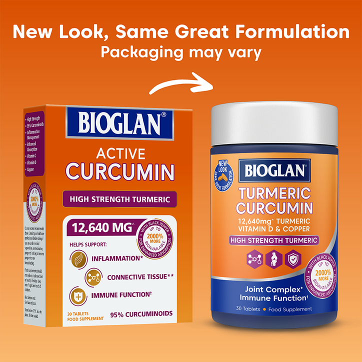 Bioglan Active Curcumin High Strength Turmeric | Holland & Barrett