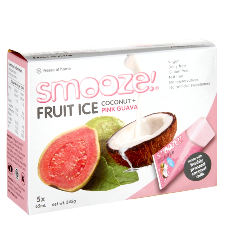 Smooze Fruit Ice Coconut & Pink Guava 5 x 65ml
