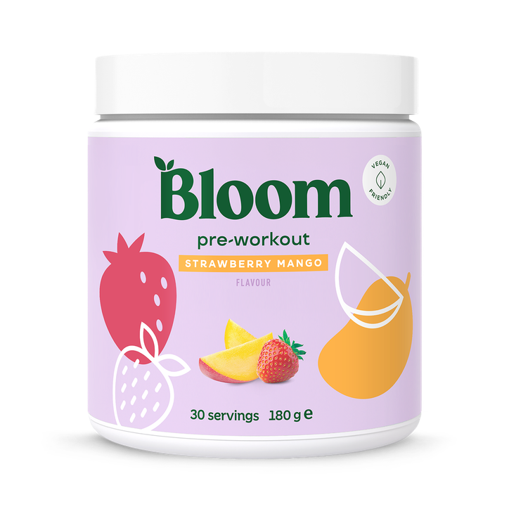 Bloom Pre-Workout Strawberry Mango 186g | H&B