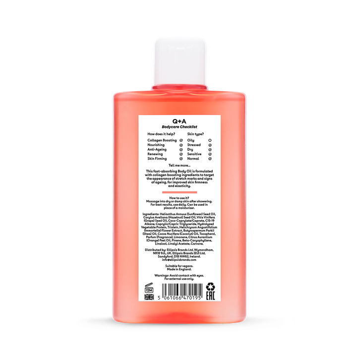 Q+A Collagen Body Oil 150ml | H&B