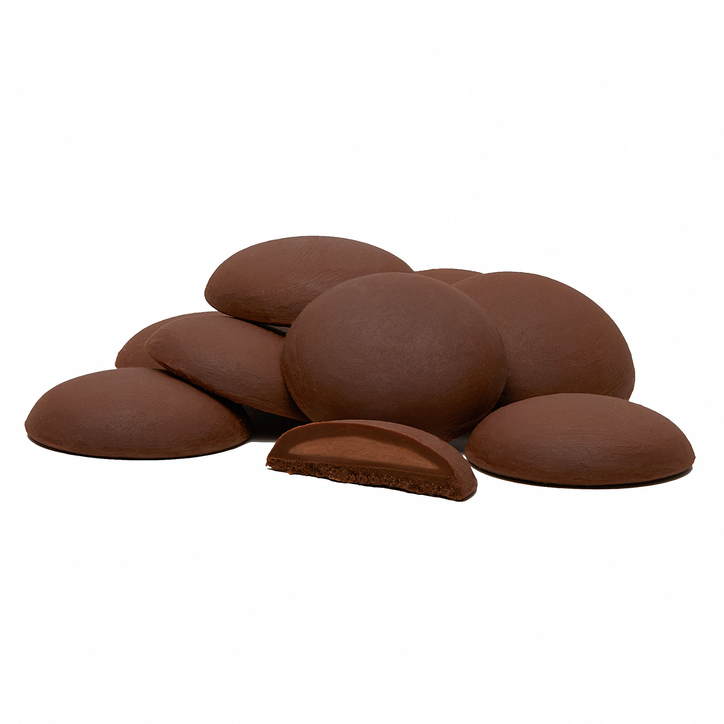 Raw Halo Organic Vegan Giant Chocolate Buttons Mylk & Hazelnut 90g | H&B