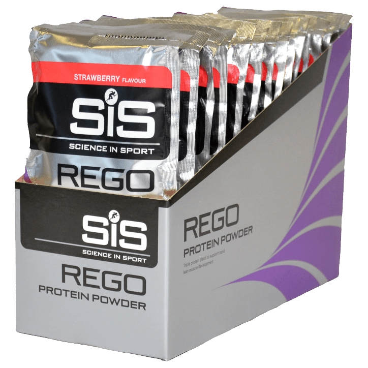 SIS Rego Protein Powder Strawberry Box of 15 Sachets