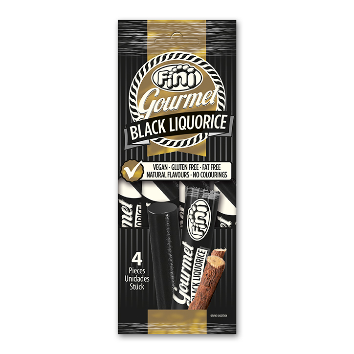 Fini Gourmet Black Liquorice- 4 Pack 128g