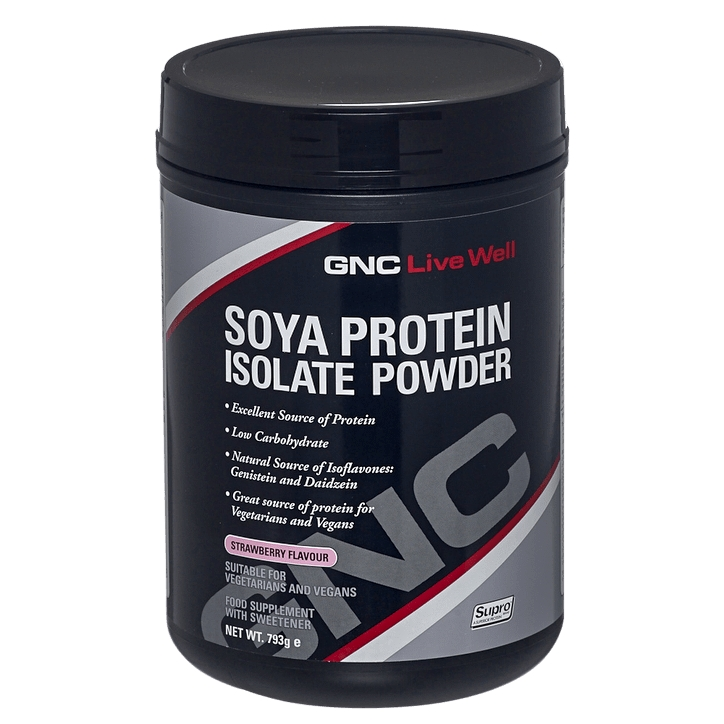 GNC Soya Protein Isolate Strawberry Powder 793g