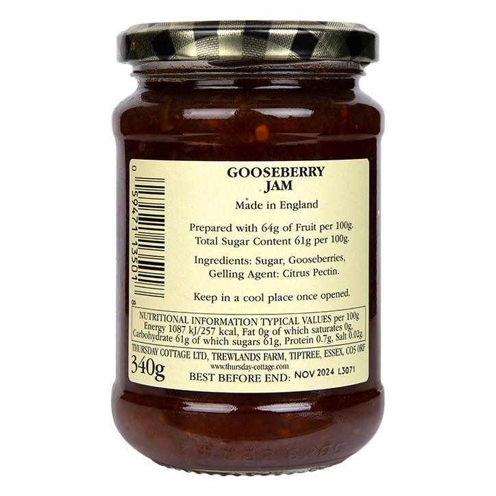 Thursday Cottage Gooseberry Jam 340g