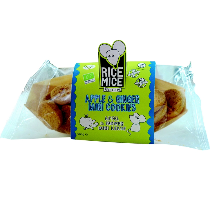 Rice Mice Cookies Apple & Ginger 100g