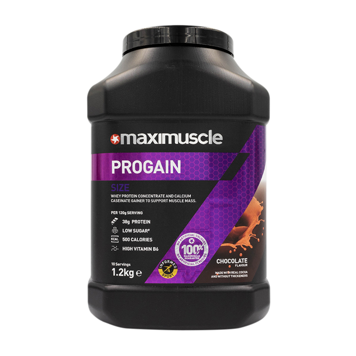 MaxiMuscle Progain Protein Powder Chocolate 1.2kg