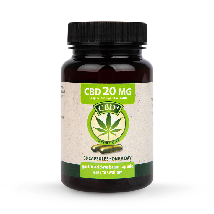 Jacob Hooy CBD 20mg 30 Capsules | H&B