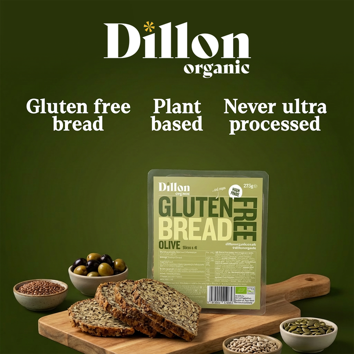 Dillon Organic Sliced Gluten Free Olive Bread 275g | H&B