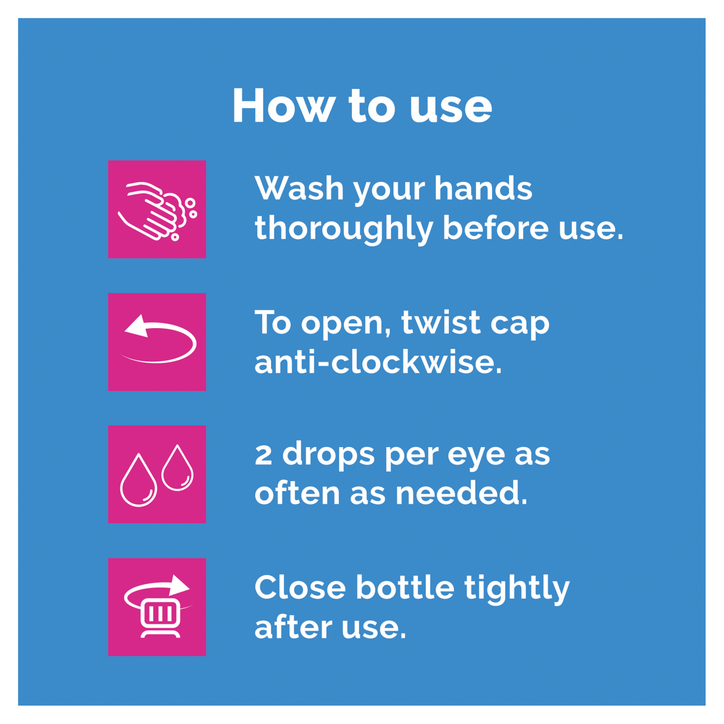 Optrex Moisturising Eye Drops for Dry Eyes 10ml | H&B
