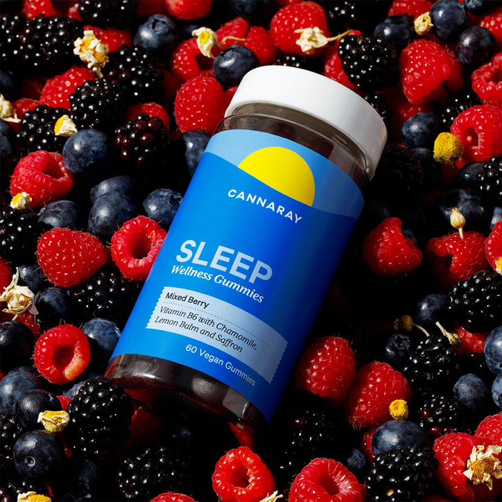 Mixed Berry Sleep Gummies | Cannaray | Holland & Barrett