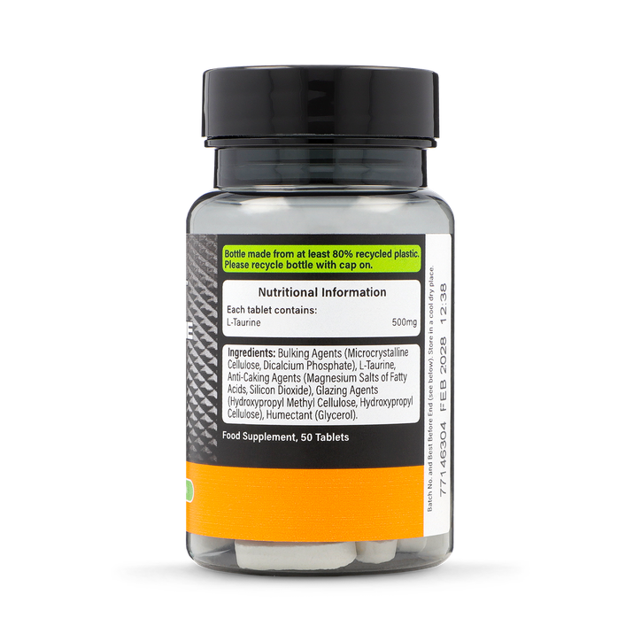 Taurine 500mg Tablets | Supplements | H&B
