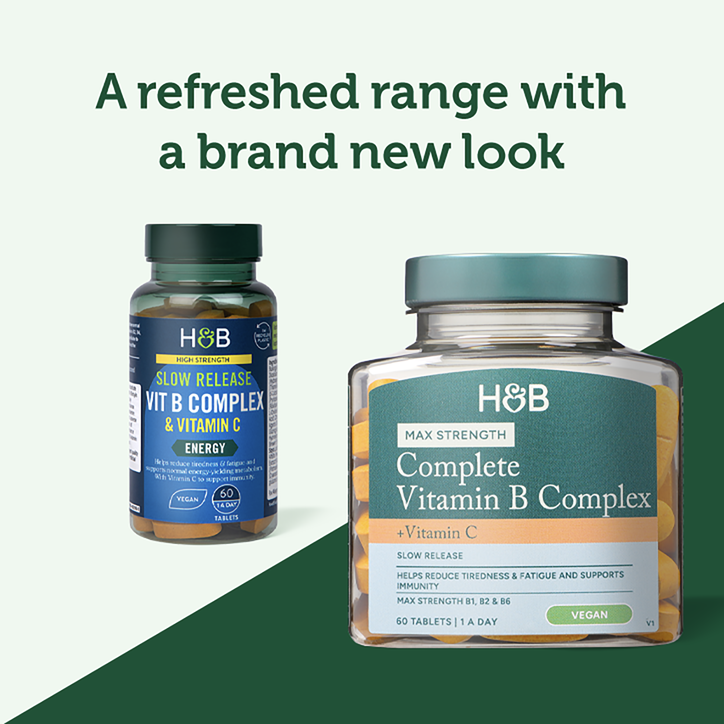Holland & Barrett Super Strength Complete Vit B Complex + Vitamin C 60 ...