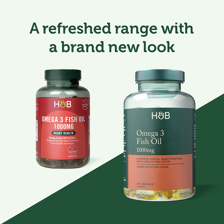 Holland & Barrett Omega 3 Fish Oil 1000mg 120 Capsules | H&B