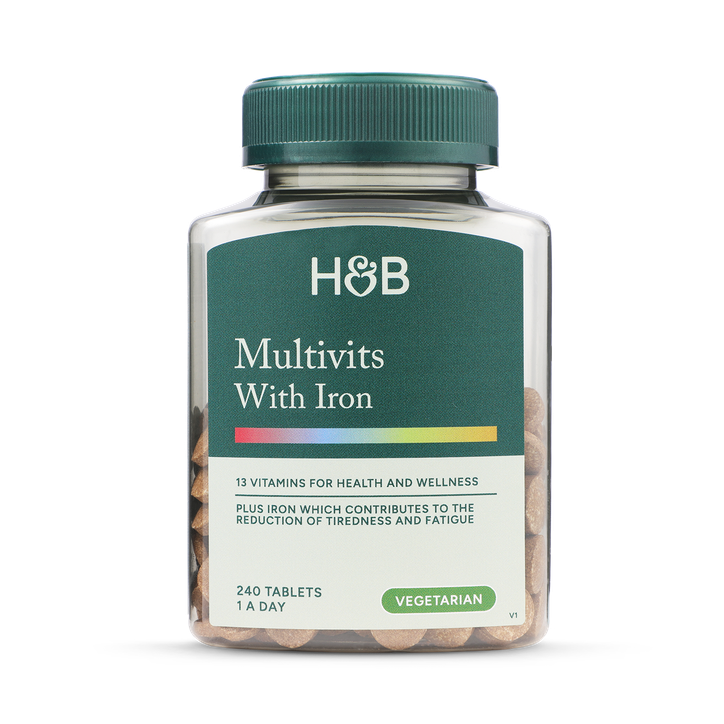 Holland & Barrett Multivitamins & Iron 240 Tablets | H&B