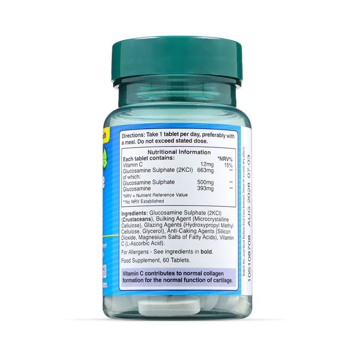Holland & Barrett Glucosamine Sulphate 500mg 60 Tablets | H&B